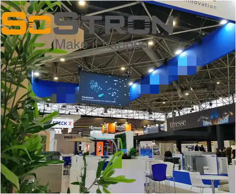 Brazilian indoor LED advertising machine project - SHICHUANG